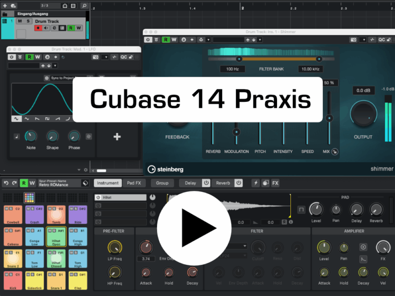 Cubase 14 Praxis Tutorial-Video
